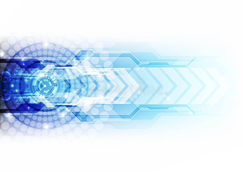 Abstract Futuristic Speed Technology Background. Illustration Vector ...