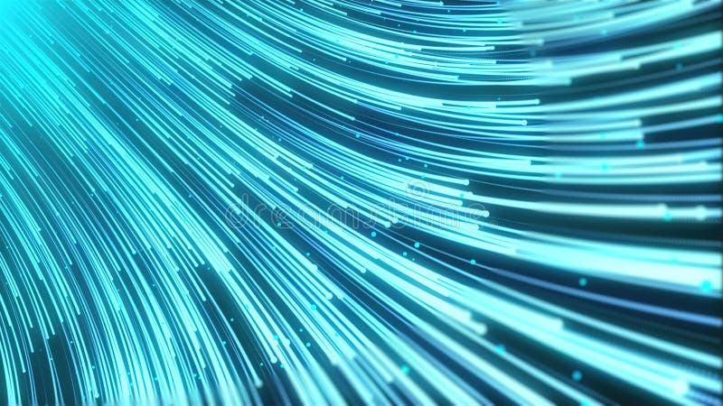 Abstract futuristic stream stock illustration. Illustration of room ...