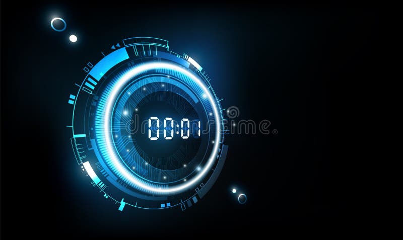 Futuristic Timer Stock Illustrations – 1,375 Futuristic Timer Stock ...