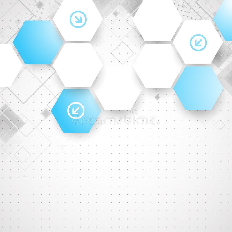 Abstract Futuristic Technology Business Background Stock Vector ...