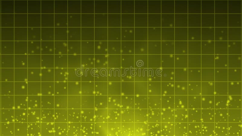 Abstract Futuristic Technology Particles Background, Yellow Particles ...