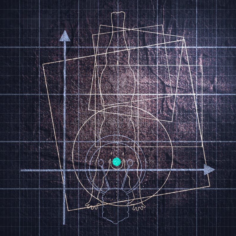 Drawn project concept stock illustration. Illustration of grid - 179481861