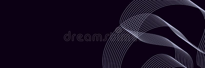 Abstract Futuristic Thin Lines Stock Illustration - Illustration of ...