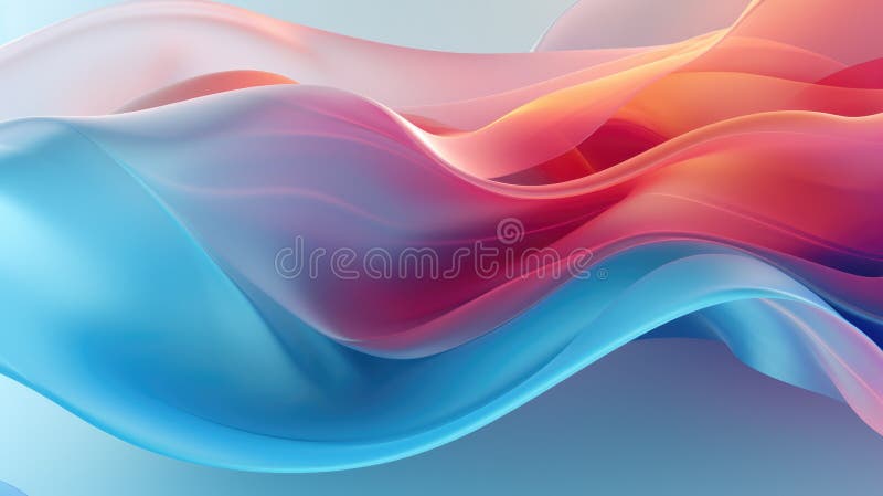 Abstract Futuristic Wave Design Wallpaper Background, Ai Stock ...