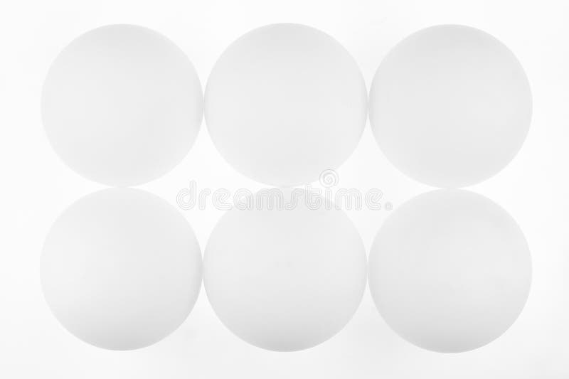 Abstract Futuristic White Geometric Balls Isolated on White Stock Photo ...