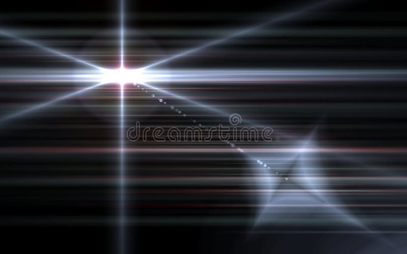 Abstract Galactic Space Scape Background with Distant Stars. Stock ...