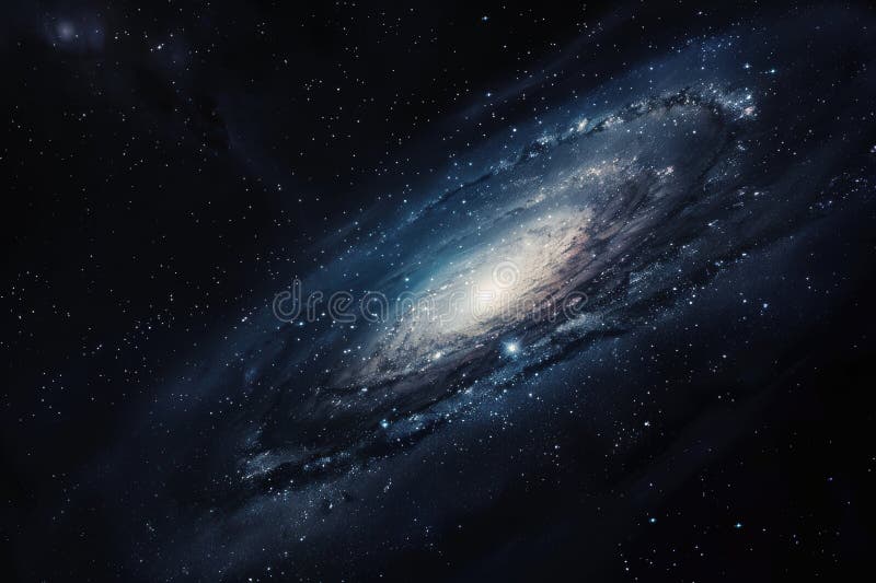 Abstract Galaxy Background Featuring Vibrant Colors, Swirling Textures ...