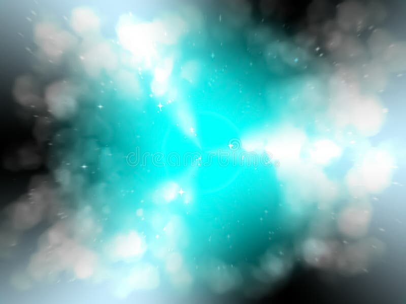 Abstract Galaxy with Blue Color and Star and Smoke Stock Illustration ...