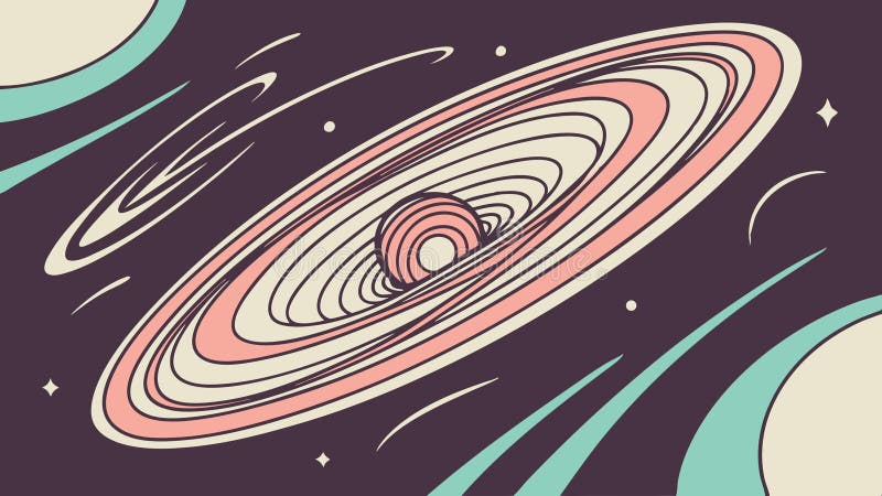 Abstract Galaxy or Nebula, Space and Cosmic Illustration Vector Design ...