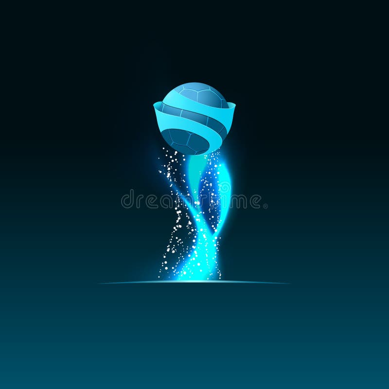 Abstract Game Trophy Background, Award Banner, Soccer Cup Stock Vector ...