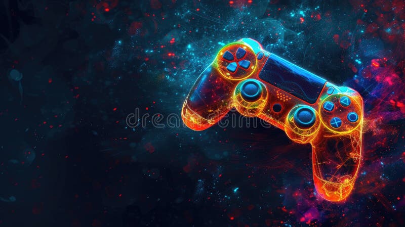 Abstract Gaming Joystick Offers Sleek Design and Precise Control for ...