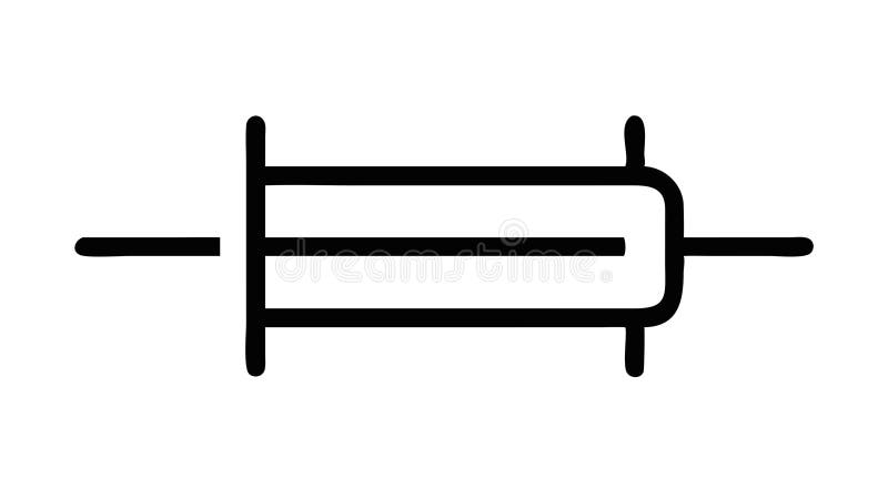 Abstract Gate Barrier Connection Flow Control Icon, Vector Design ...