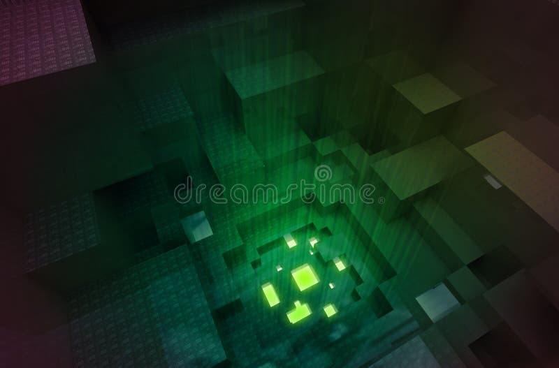 Abstract Gateway To Fourth Dimension Stock Illustration - Illustration ...