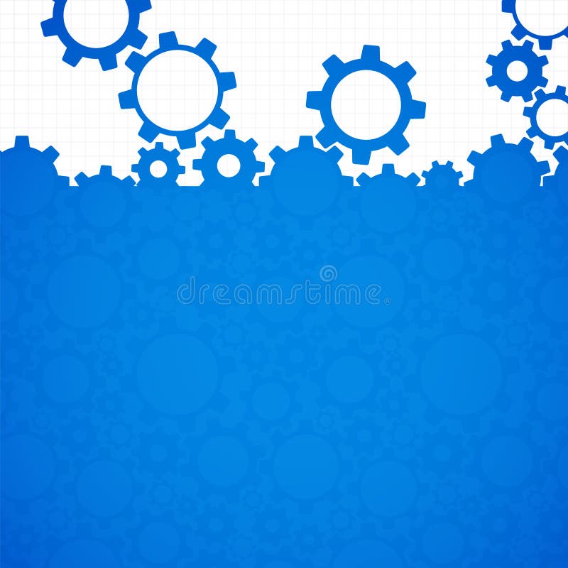 Gear border stock vector. Illustration of border, machine - 13112983