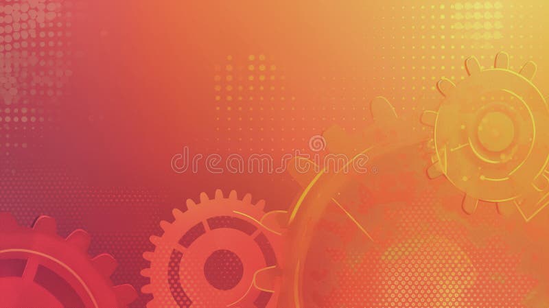102 Orange Gear Cogwheel Mechanism Engineering Design Stock Photos ...