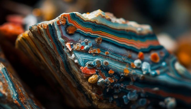 Abstract Gemstone Collection, Beauty in Nature Patterns Generated by AI ...
