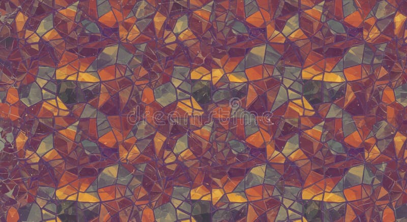 Abstract Gemstone Mosaic Texture with Warm Earth Tones for Digital ...