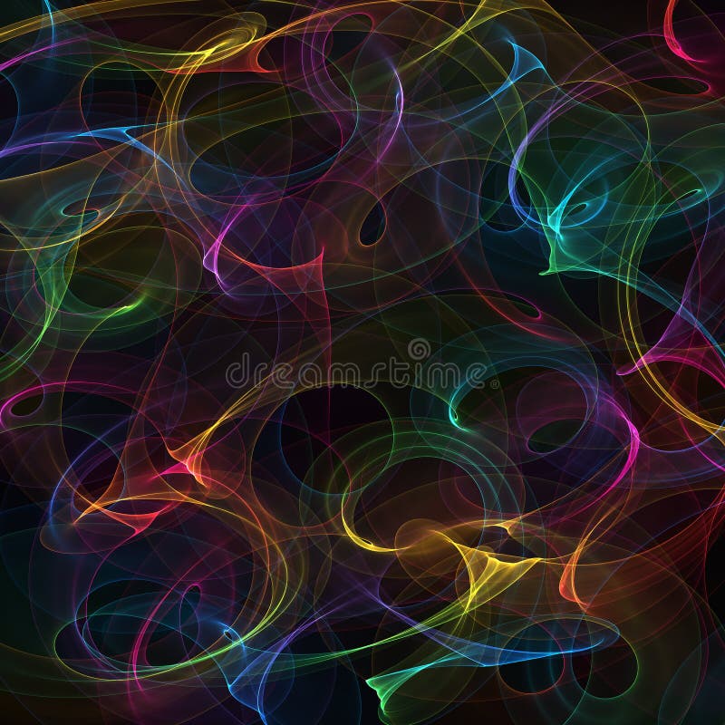 Abstract Generated Colorful Pattern Graphic Art Background Stock ...