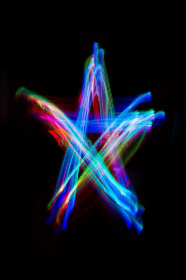 Abstract Generated Colorful Pattern Star for Background and Design ...