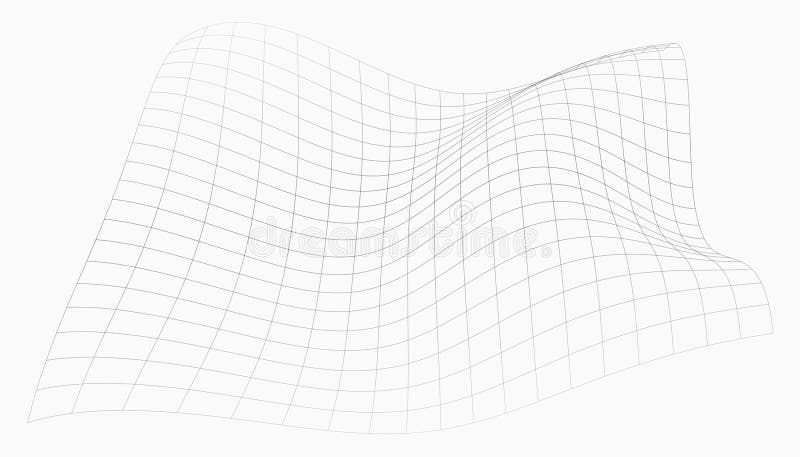 Abstract Generative Glitched Grid Wireframe Template Design Stock ...