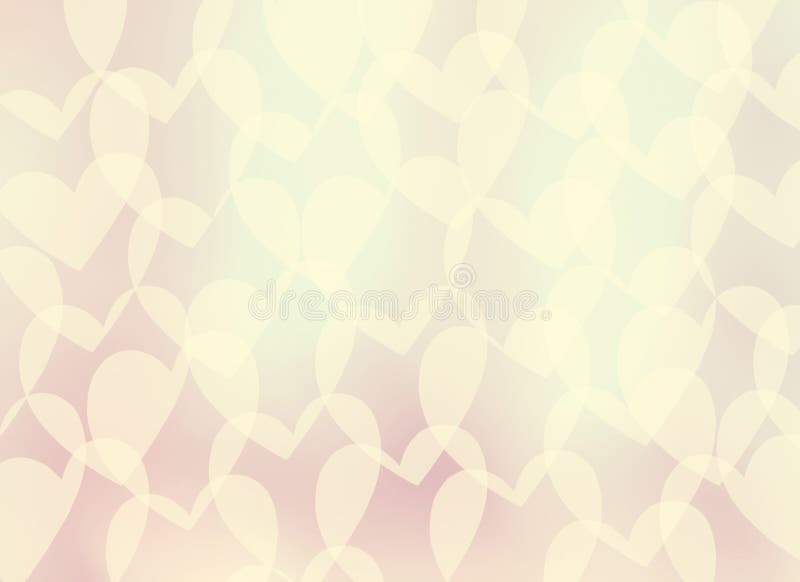 Abstract Gentle Romantic Background-heart Stock Illustration ...