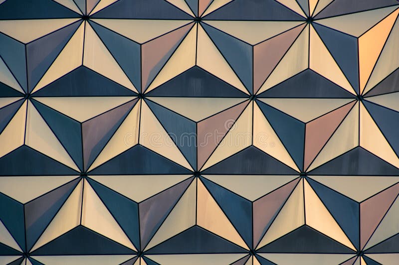 Abstract Geodesic Triangle Pattern Stock Photo - Image of geodesic ...