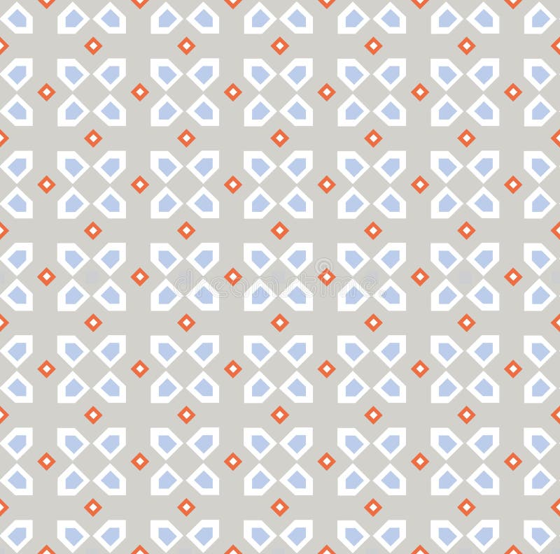 Abstract Geoetric Line Seamless White Pattern. Arabesque Tile Texture ...