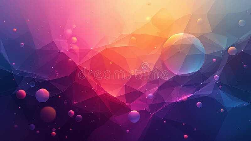 Abstract Geomatric Low Poly Water Buble Drop Background Stock ...