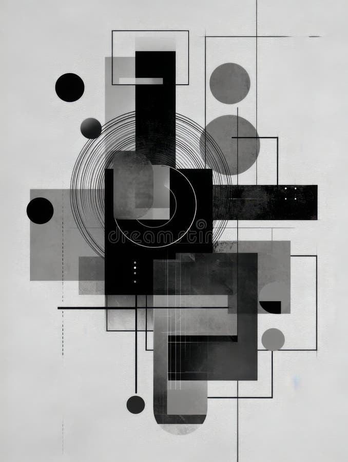 Abstract Geometric Architecture Design Stock Illustration ...