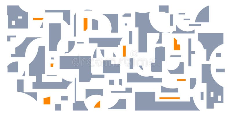 Abstract Geometric Architecture Pattern Background Stock Vector ...
