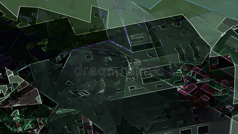 Abstract Geometric Architecture Structure Construction Planning Map ...