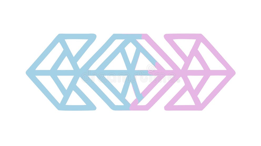 Abstract Geometric Arrow for Direction and Progress, Vector Design ...