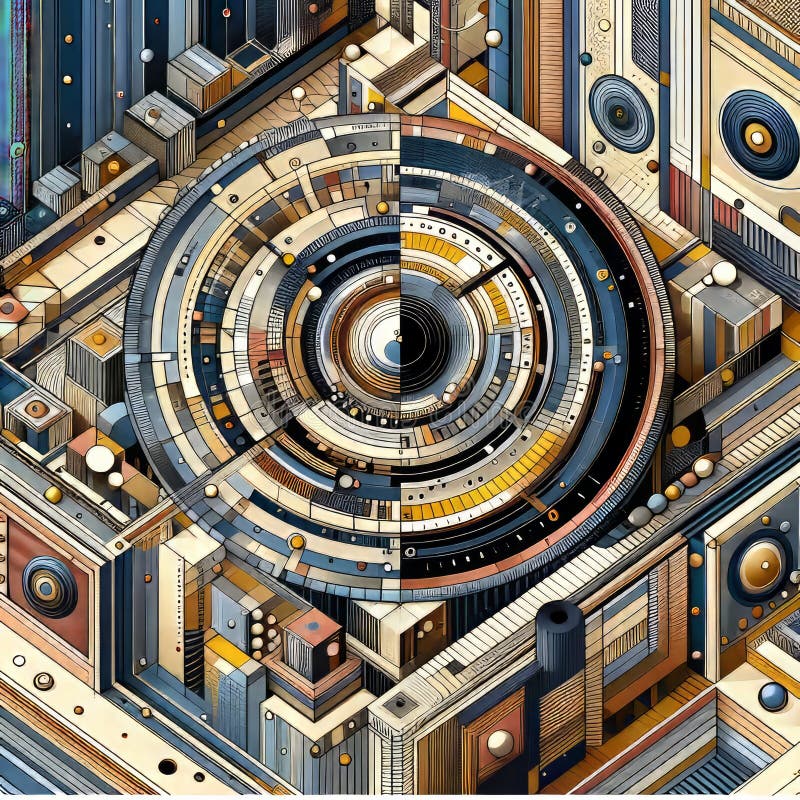 74 27. Abstract Geometric Art_ an Abstract Artwork Featuring Go Stock ...