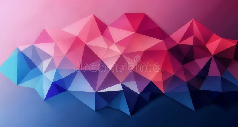 Abstract Geometric Art - a Fusion of Color and Shape Stock Illustration ...