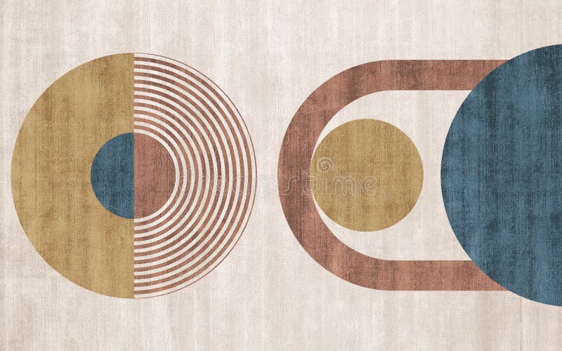 Abstract Geometric Art Patterns, Modern Simple Carpet Background. Stock ...