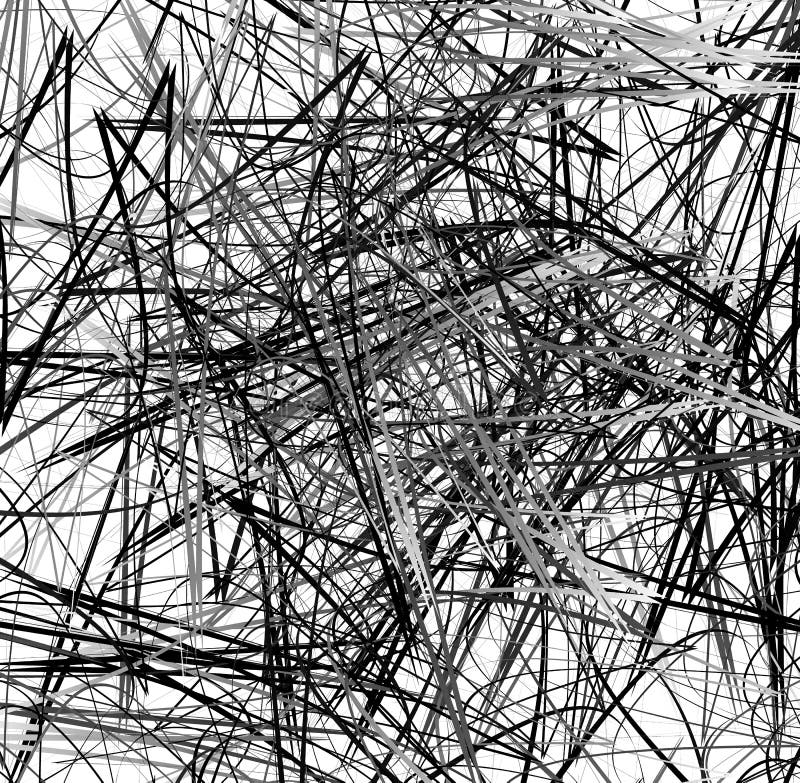 Abstract Geometric Art with Random, Scattered Shapes Stock Vector ...