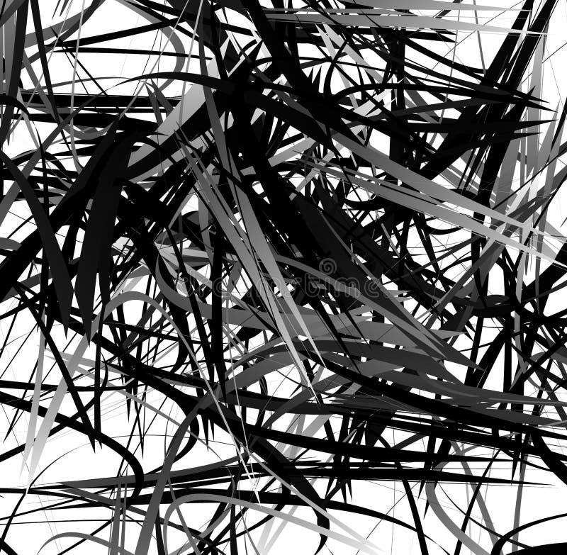 Abstract Geometric Art with Random, Scattered Shapes Stock Vector ...