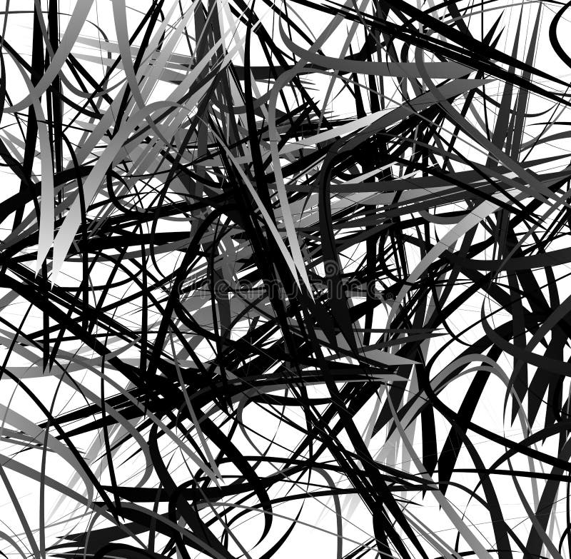 Abstract Geometric Art with Random, Scattered Shapes Stock Vector ...