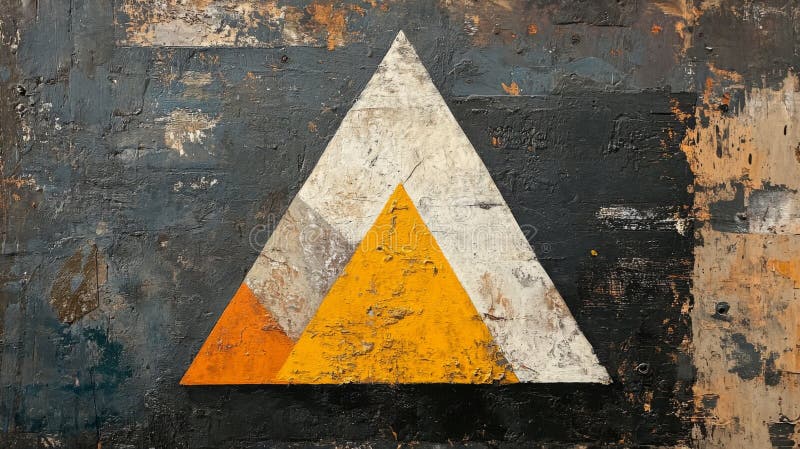 Abstract Geometric Art with Triangle Design Stock Photo - Image of ...