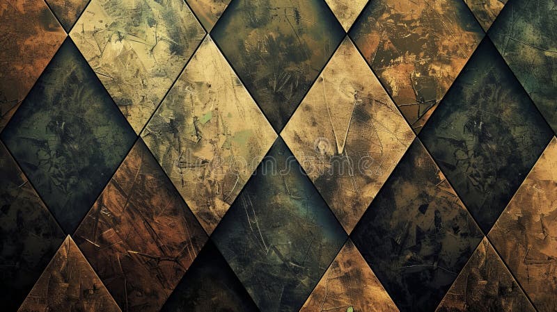 Abstract Geometric Art with Triangular Shapes Featuring a Subtle ...