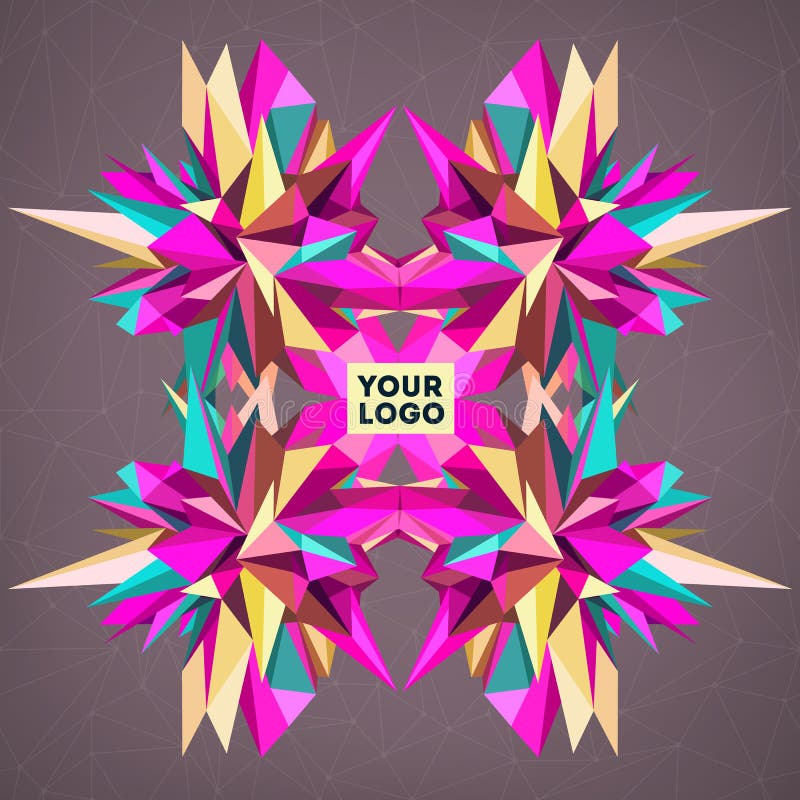 Abstract Geometric Asymmetric Form Design Stock Vector - Illustration ...