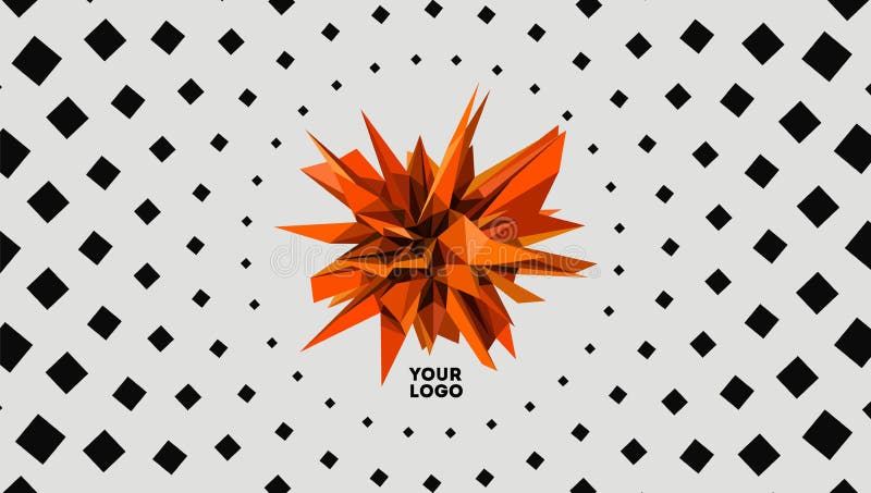 Abstract Geometric Asymmetric Form Design. Stock Vector - Illustration ...