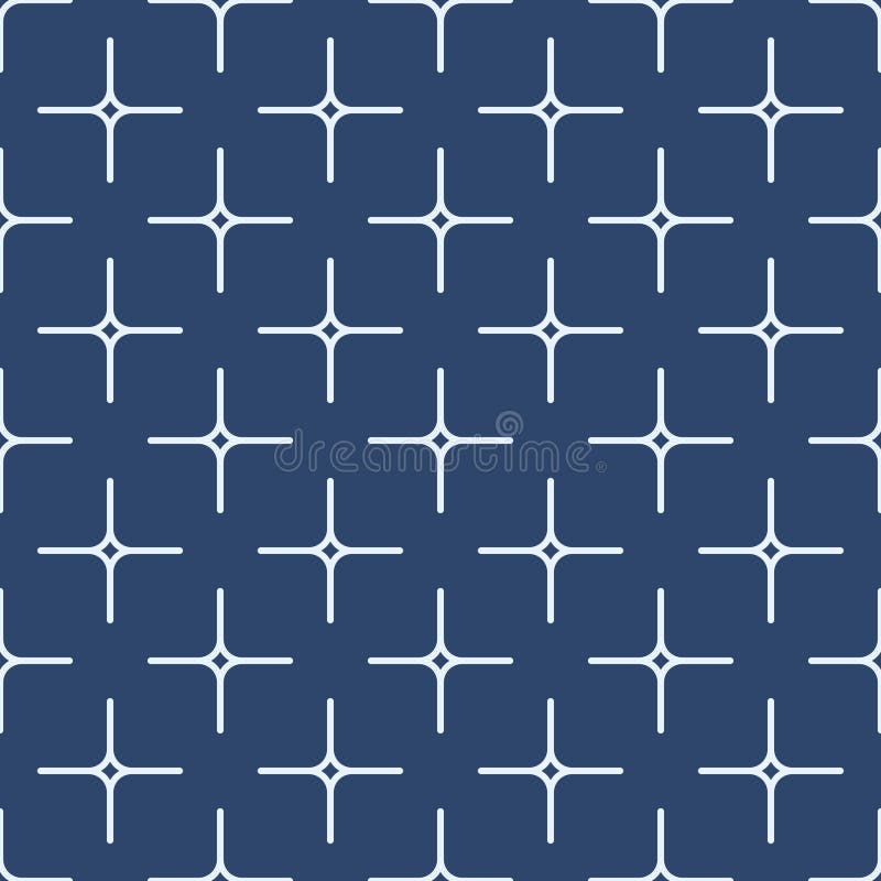 Blue Criss Cross Net Pattern Line on White Background . Vector ...