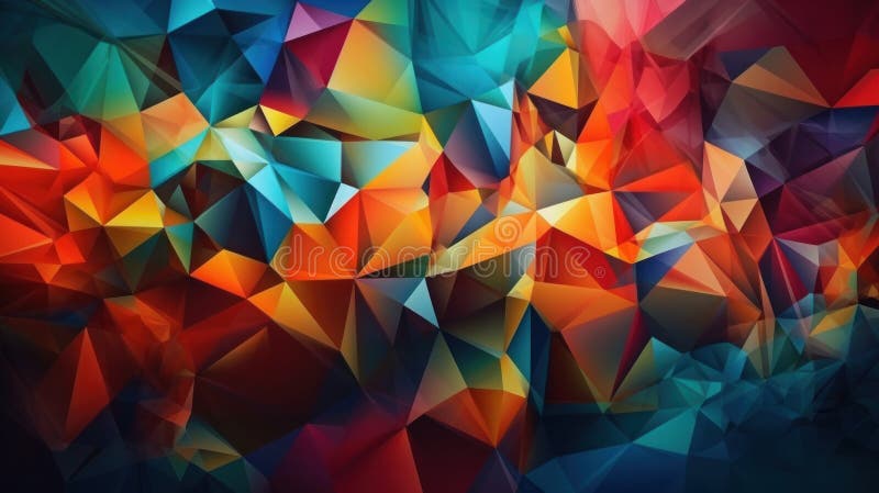 Abstract Geometric Background. AI Generative. Generative Ai Stock ...