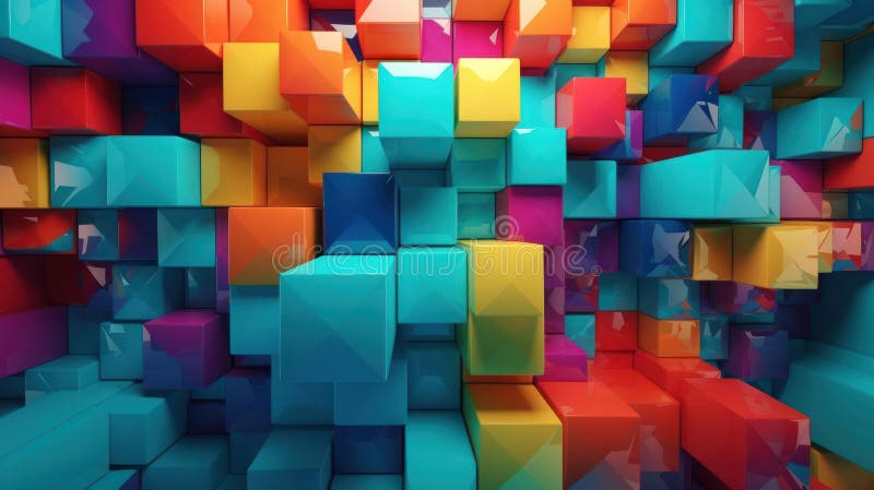 Abstract Geometric Background. AI Generative. Generative Ai Stock ...