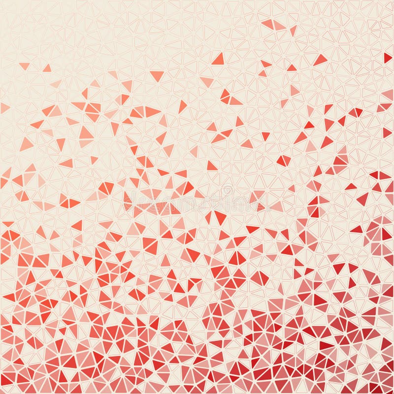 Abstract Geometric Background. Astonishing Scattered Low Poly Triangles ...