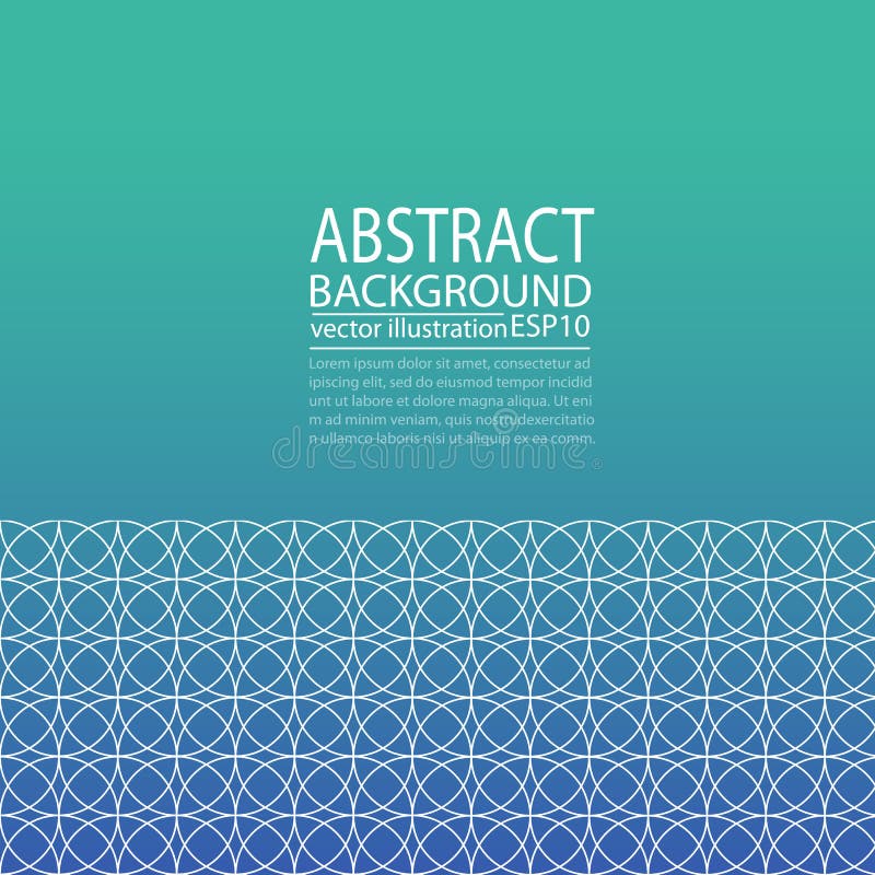 Abstract Geometric Background Blue of Circles for Screen Saver, Banner ...