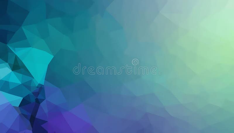 Abstract Geometric Background with Blue and Green Polygon Shapes Stock ...