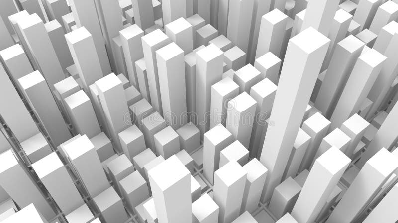Abstract Geometric Background (buildings) Stock Illustration ...