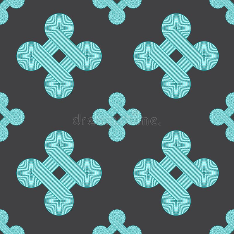 Abstract Geometric Background with Circle Line Stock Vector ...